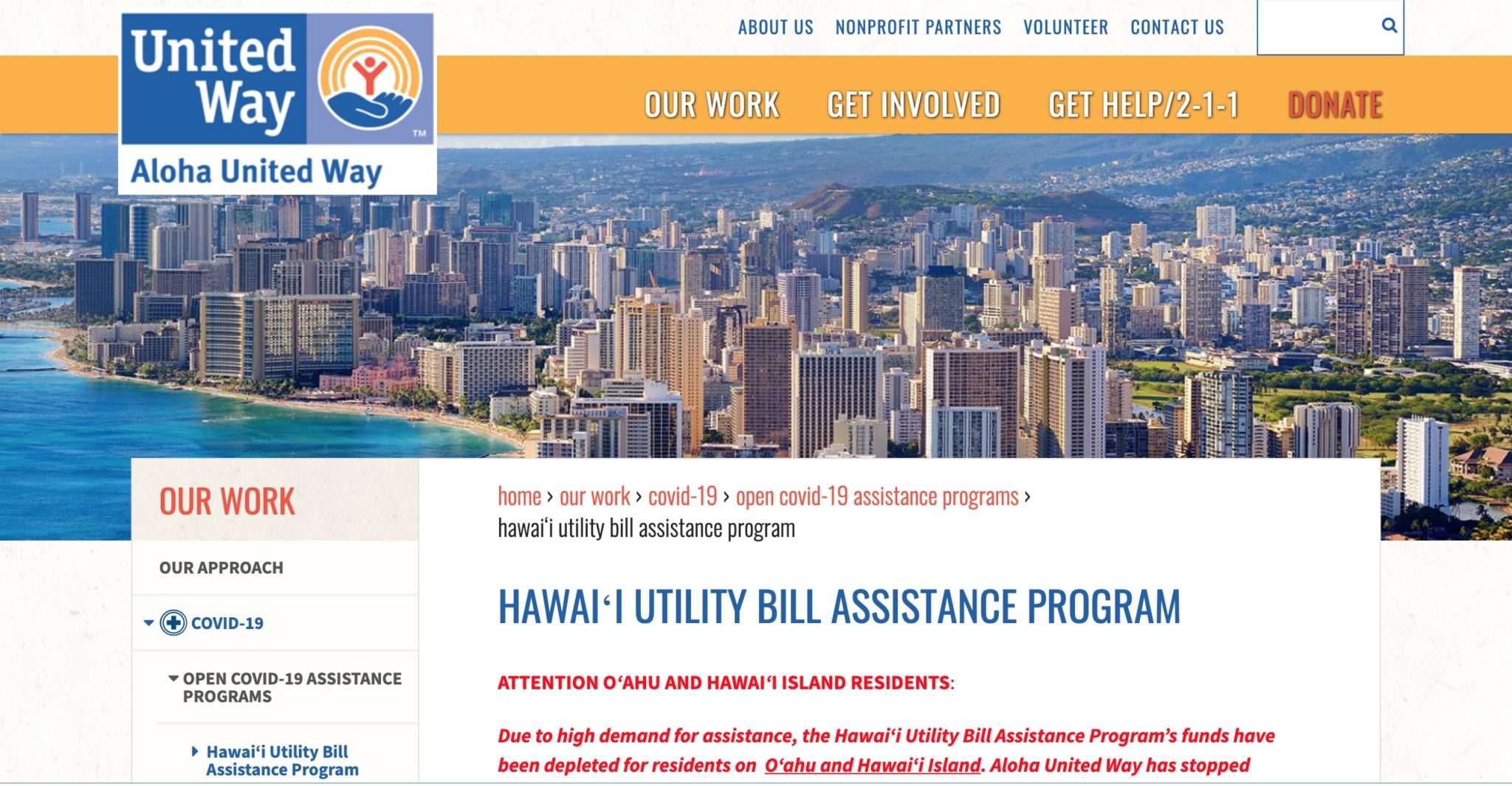 Hawai’i Utility Bill Assistance Program – IBEW 1186
