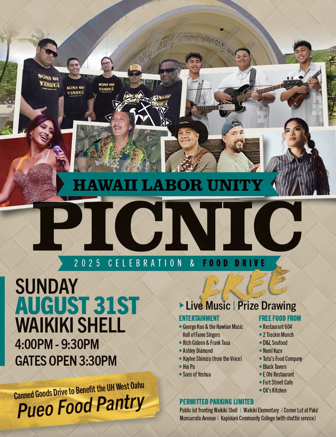 Labor Day Unity Picnic 2025 on August 31, 2025 - IBEW 1186